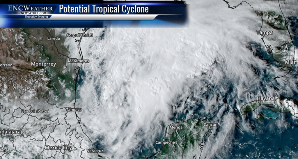 Potential Tropical Cyclone Sixteen - ENC Weather
